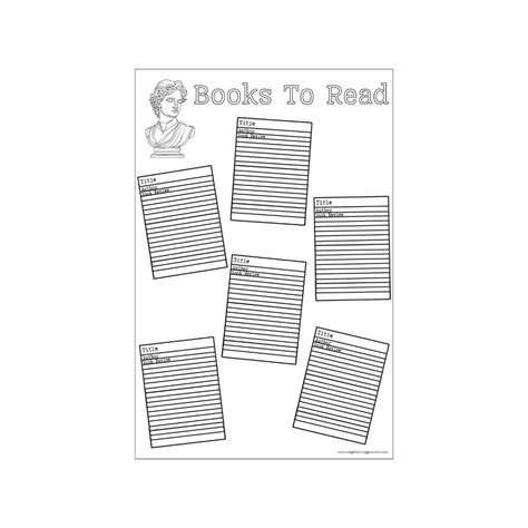Free Printable Bullet Journal Book Tracker Free Bullet Journal Printables