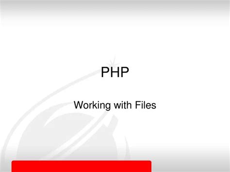 PPT PHP PowerPoint Presentation Free Download ID