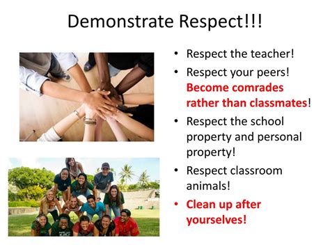 PPT Classroom Expectations Welcome To High School PowerPoint