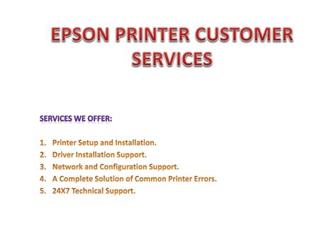 PPT How To Fix Epson Printer Errors PowerPoint Presentation Free