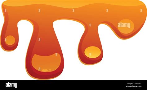 Honey Is Slowly Dripping Down Creating A Sweet And Sticky Texture