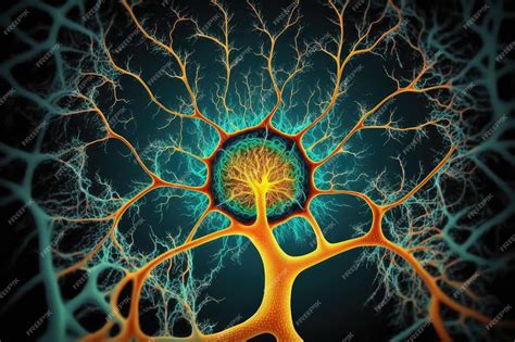 Premium Ai Image Neural Network With Each Synapse And Neuron Visible