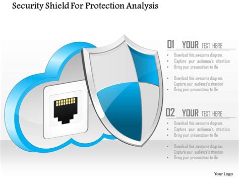 Security Shield For Protection Analysis Ppt Slides Powerpoint Slide Presentation Sample