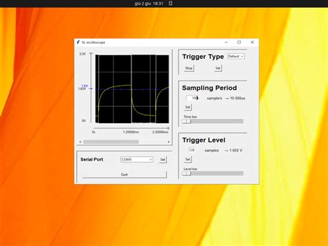 Github Sentomarco Stm32 Nucleo Oscilloscope A 2 Chs 100khz Digital Oscilloscope Working On