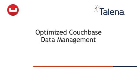 Optimized Couchbase Data Management Ppt