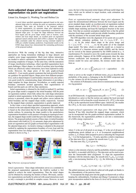 Pdf Auto Adjusted Shape Prior Based Interactive Segmentation Via