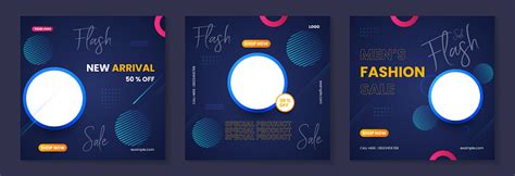 트렌디 한 추상적 인 사각형 스타일의 파란색 기하학적 소셜 미디어 게시물 템플릿 디자인 소셜 미디어 게시물 모바일 앱 배너 디자인 및 웹 인터넷 광고에 사용할 수 있습니다