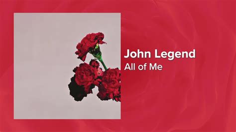 All Of Me John Legend Album Cover John Legend Performs All Of Me On