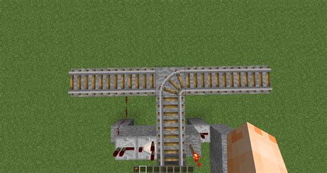 Minecraft Legacy Console Rail Switch For Minecart Station Arqade