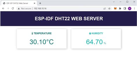 Esp32 Esp Idf Dht22 Web Server