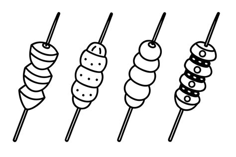 Kabobs Drawing At Jim Roebuck Blog