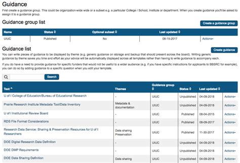 Templates And Guidance 101 Dmptool Blog