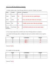 Unit 3 Lesson 1 Hw Answer Key Docx ALG U3 L1 HW Introduction To Functions 1 Decide Whether