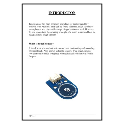 Touch Sensor Project Pdf Knowledge Cycle Store