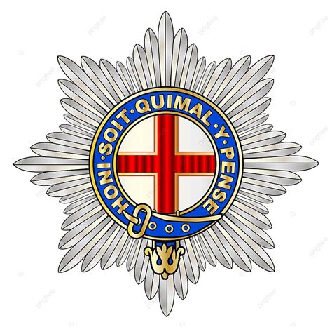 Coldstream Guards Emblem Illustration Motif Isolated Photo Background