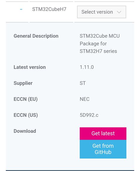 Stm32cubefwh7v1110 Stmicroelectronics Community