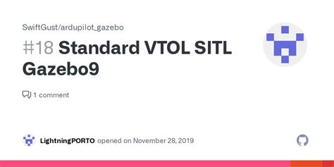 Standard Vtol Sitl Gazebo9 · Issue 18 · Swiftgust Ardupilot Gazebo · Github