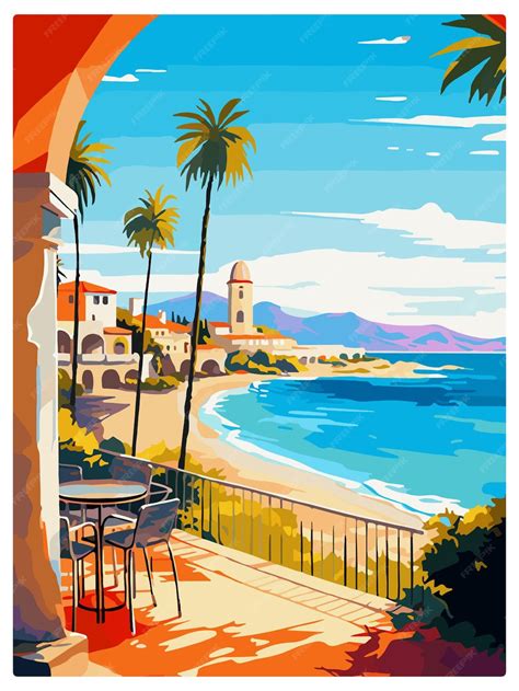Costa Del Sol España Cartel De Viajes Vintage Impresión De Arte De Pared Recuerdo Tarjeta Postal