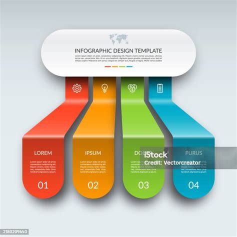 4가지 옵션 부품이 있는 인포그래픽 템플릿 4 단계 현대 미니멀 벡터 배너 차트 다이어그램 그래프 워크플로 레이아웃 웹 보고서