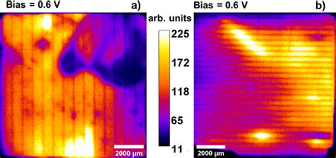 EL Image Of Si IBC 1 A And Si IBC 2 B At 0 6 V Bias Corresponding Download Scientific