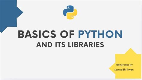 Harleen Kaur On Linkedin Session 6 Basics Of Python And Its Libraries