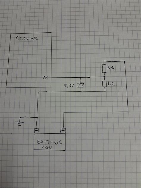 Mesurer Une Tension Batterie 24v Avec Un Arduino Français Arduino Forum