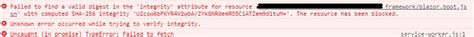 Progressive Web Apps Blazor Wasm Pwa Iis Deployment Integrity Error
