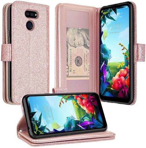 Lg K Lg Reflect L Dl Q Case Pu Leather Wallet Phone Case Kickstand Cute Girls Women Cover