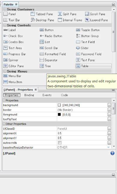 Starting Programming At Age 29 Java Jtable Using Netbeans Gui Builder