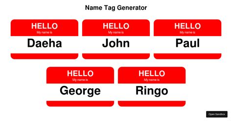 l5 write a functional component codesandbox