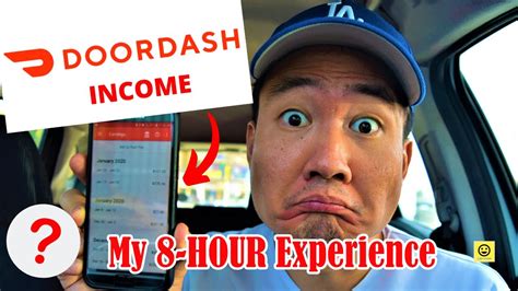 Door Dash Income How Much I Made In A Day 8 Hours Door Dasher Pay