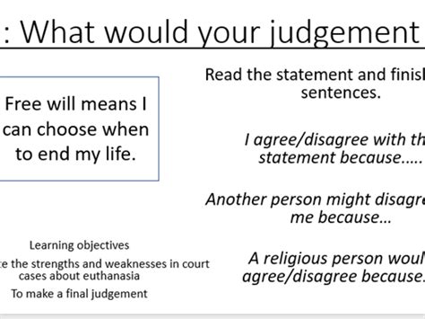Euthanasia Case Study Lessons Teaching Resources