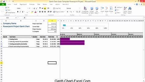 9 Gantt Template Excel 2010 Excel Templates Excel Templates