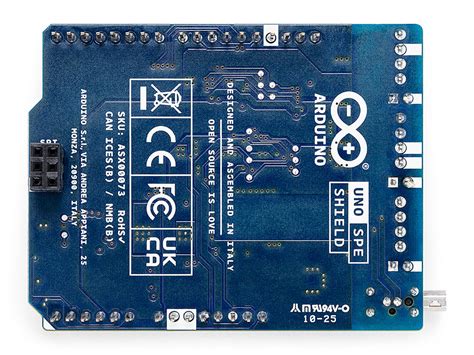 Arduino Uno Spe Shield Ethernet And Rs485 Connectivity For Uno R4