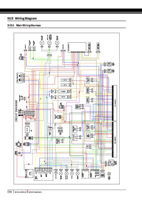 Wiring Diagrams From Sm650 Service Manual 650 Twins P Models 694