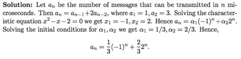 Sequences And Series How Many Different Messages Can Be Transmitted