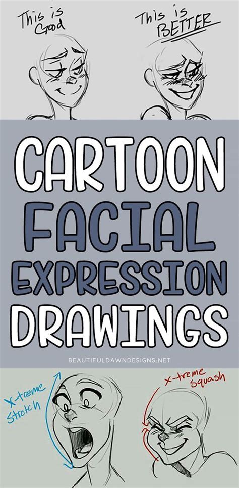 Cartoon Character Facial Expression Drawings Beautiful Dawn Designs