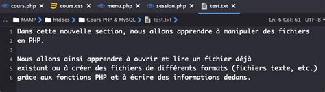 Introduction à La Manipulation De Fichiers En Php Pierre Giraud