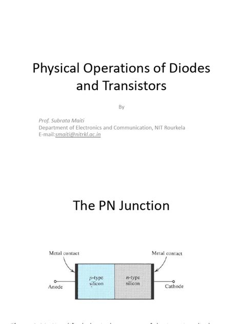 Diode Operation Pdf