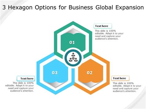 Hexagon Options For Business Global Expansion PowerPoint Templates Download PPT Background