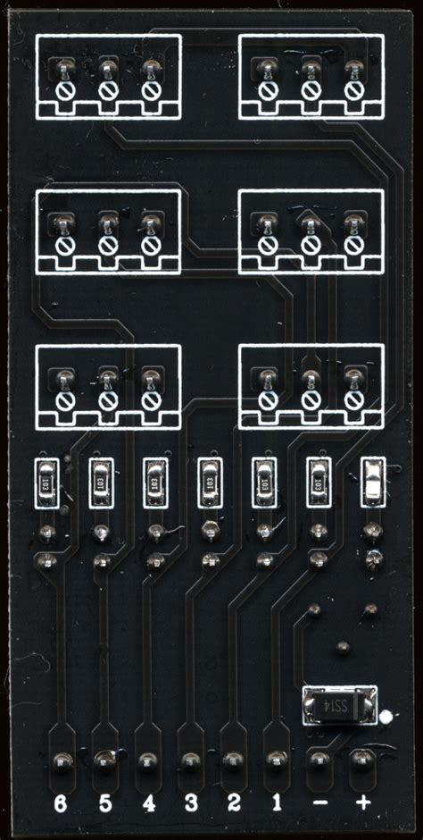 File Chinese 6 Way 3 Wire NPN PNP Proximity Sensor DIN Mount Breakout Board Bare PCB Bottom