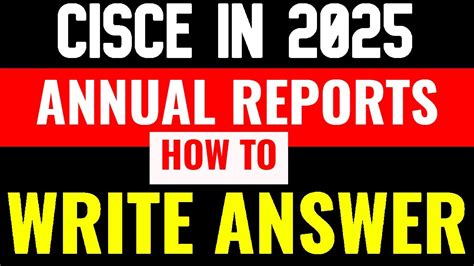 How To Write Answer For Icseisc 2025 Board Exam Annual Icseisc 2025 Reports