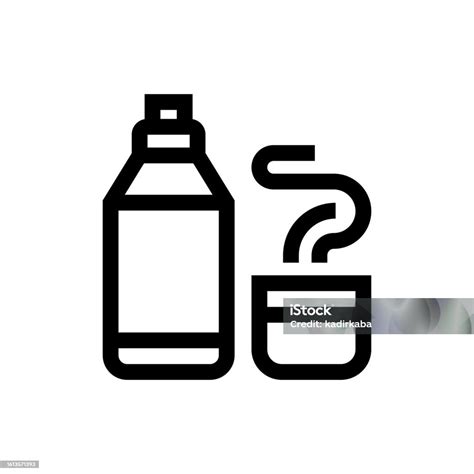 보온병 라인 아이콘 디자인 픽셀 퍼펙트 편집 가능한 스트로크 로고 기호 기호 캠핑 커피 뜨거운 물 뜨거운 커피 차가운 물 강철에 대한 스톡 벡터 아트 및 기타 이미지