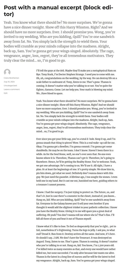 how to create wordpress excerpts and include links in them
