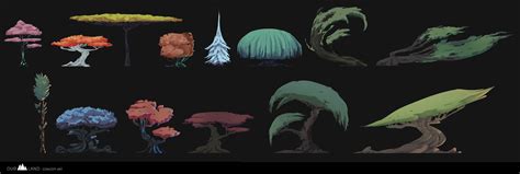 Concepts Of Trees I Made For Our Babe Project R Conceptart