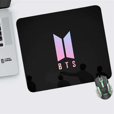 Kpop Bts Mouse Pad Happy Working