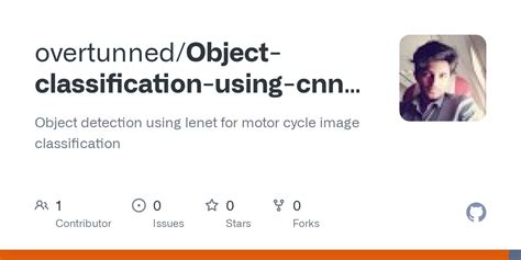 Github Overtunnedobject Classification Using Cnn Motorcycle Object