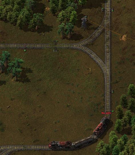 factorio noob train is stopping at green signal and i don t know why