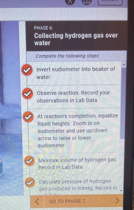 Colleccting Hydrogen Gas Over Water Invert