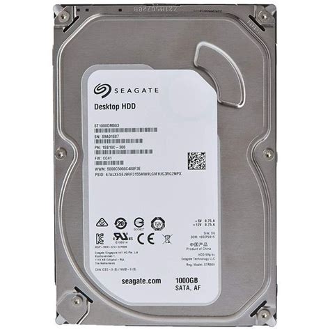 1 ТБ Внутренний жесткий диск Seagate ST1000DM003 (ST1000DM003) - купить ...